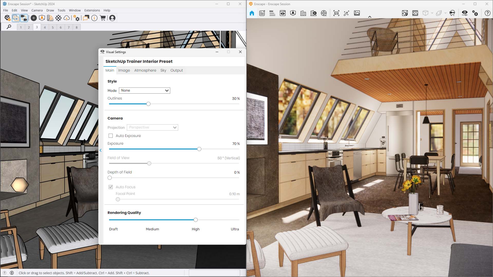 Frustrated to Flawless: Best Enscape Settings for Real-time Rendering Success
